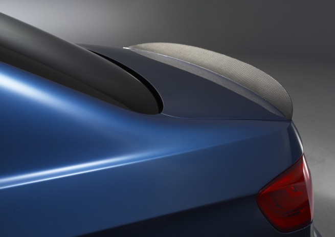 bmw performance carbon rear spoiler